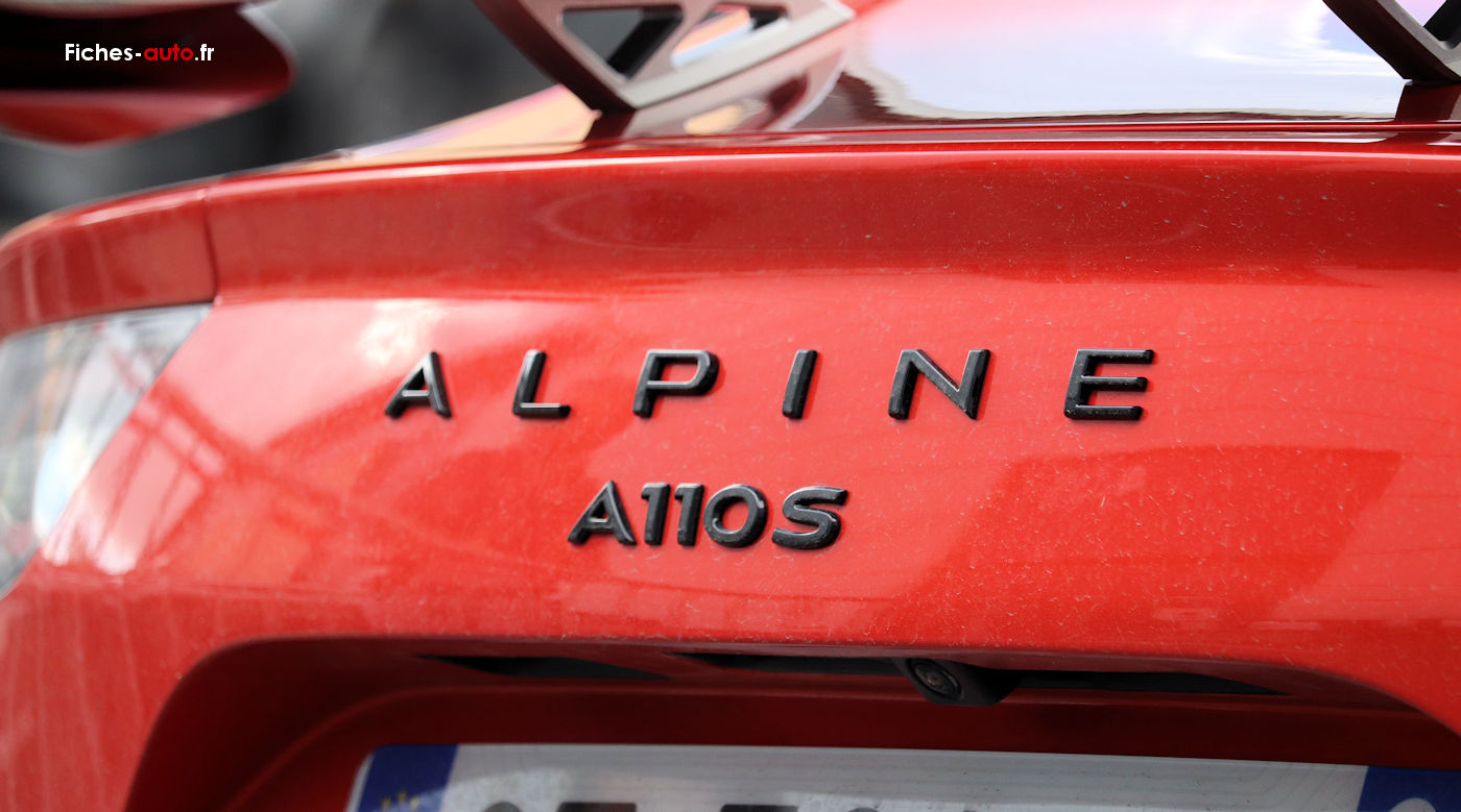 Fiche technique alpine A110 2017 Toutes les spécifications : longueur ...