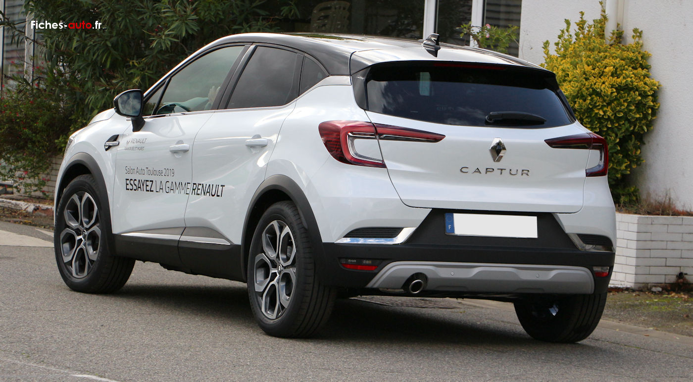 Les performances renault Captur II 2019. Vitesse maxi renault Captur II ...