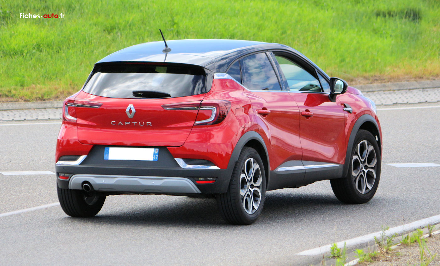 Fiche technique renault Captur II 2019 Toutes les spécifications ...