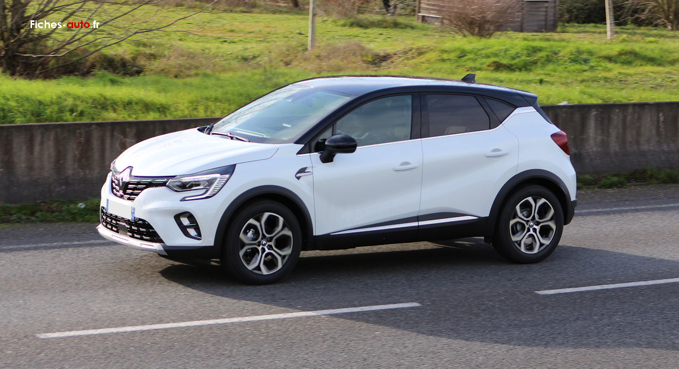 Fiche technique renault Captur II 2019 Toutes les spécifications ...