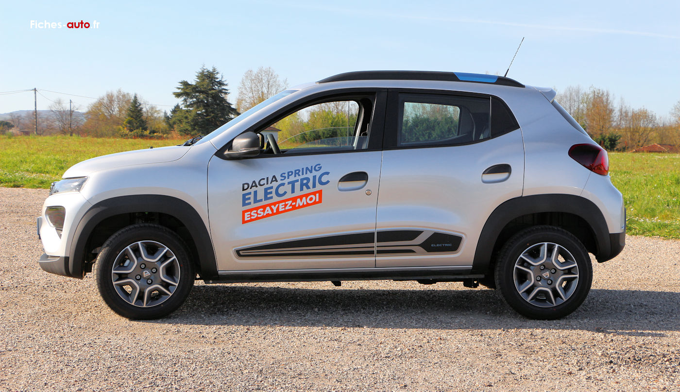 Fiche technique dacia Spring (électrique) 2021 Toutes les ...