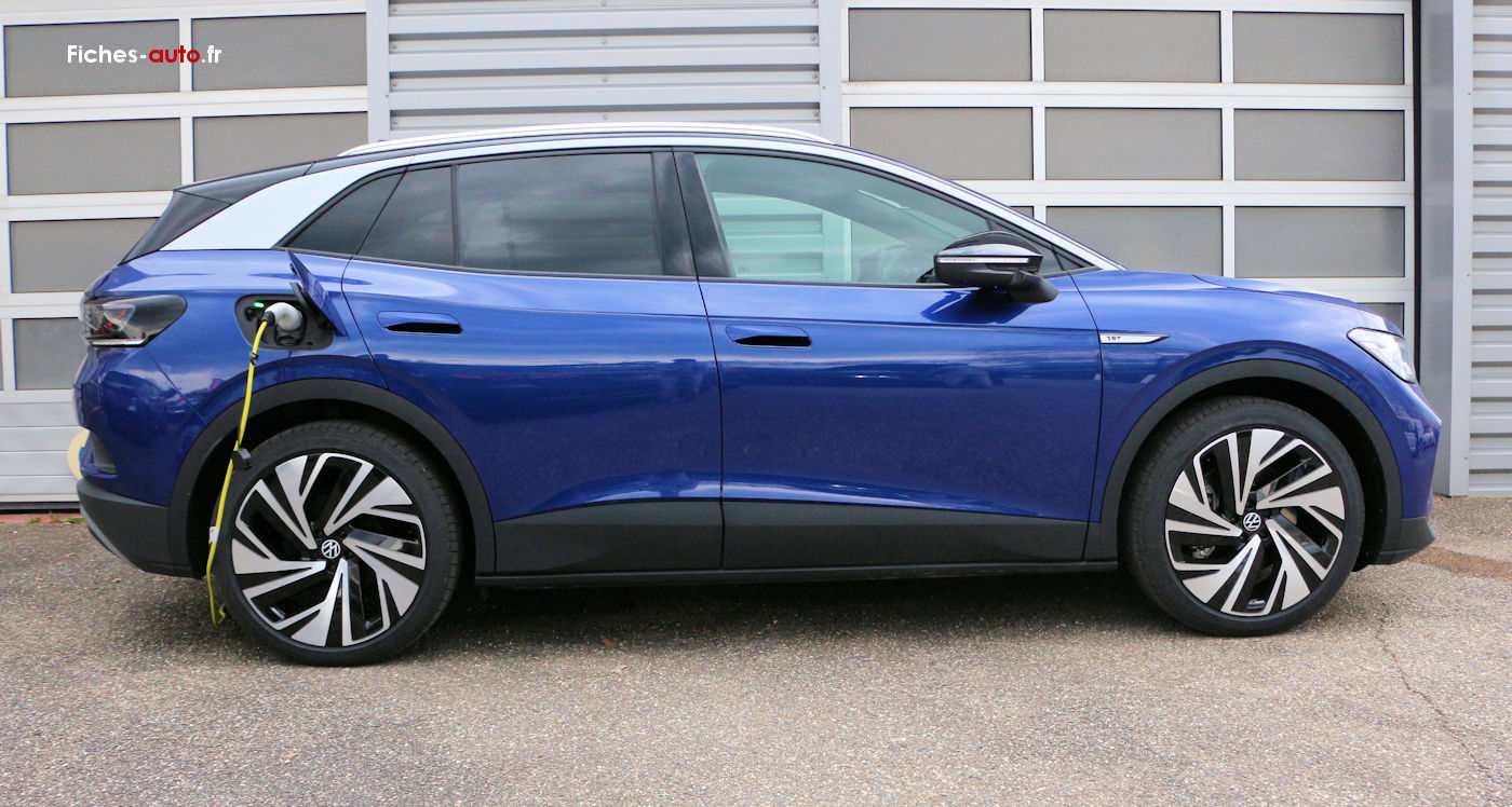 Fiche technique volkswagen ID4 (électrique) 2021 Toutes les ...