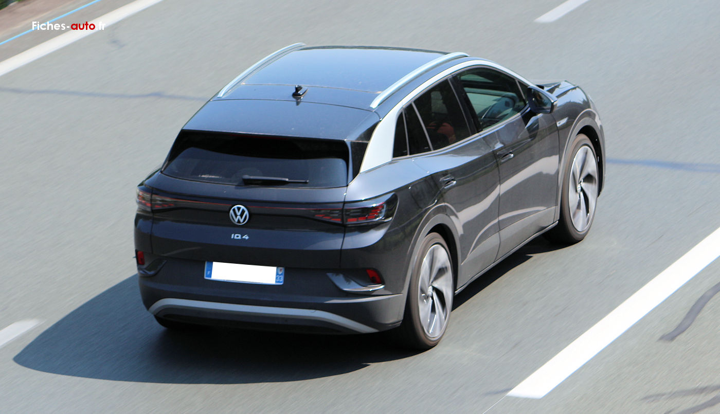 Fiche technique volkswagen ID4 (électrique) 2021 Toutes les ...