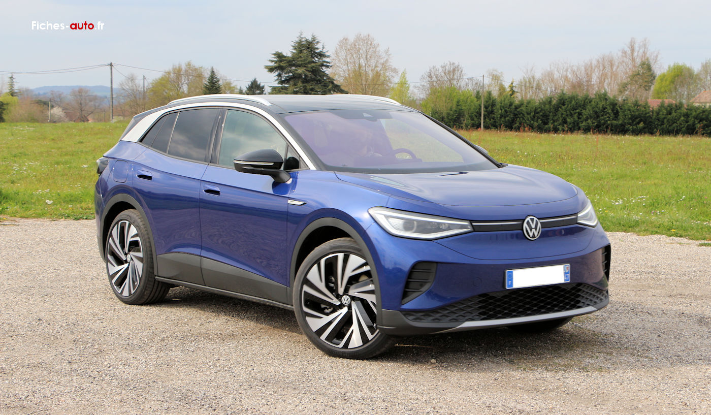 Avis Volkswagen ID4 Electrique Pure Performance 170 ch 2022, 16500km. 2021