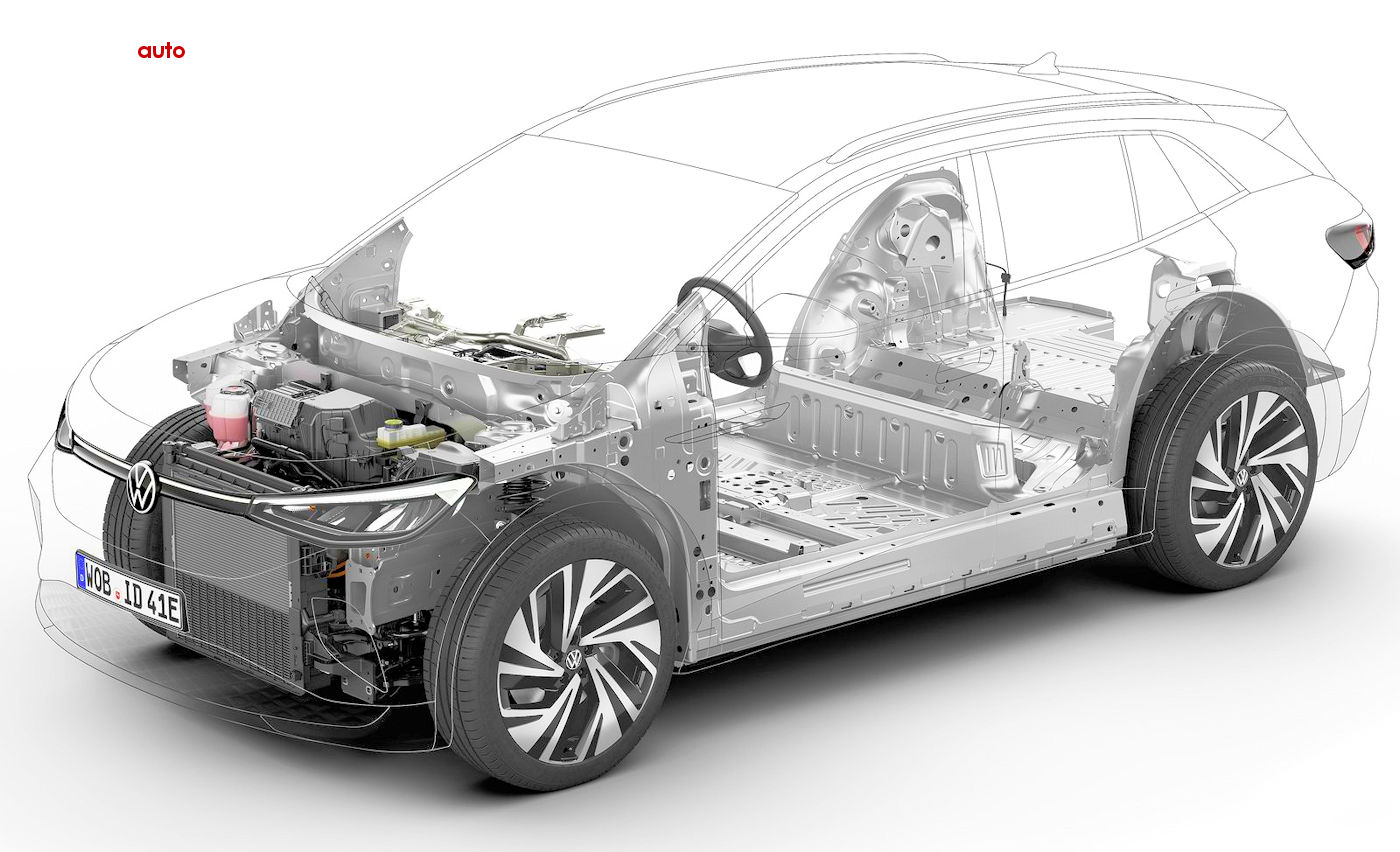 Fiche technique volkswagen ID4 (électrique) 2021 Toutes les ...