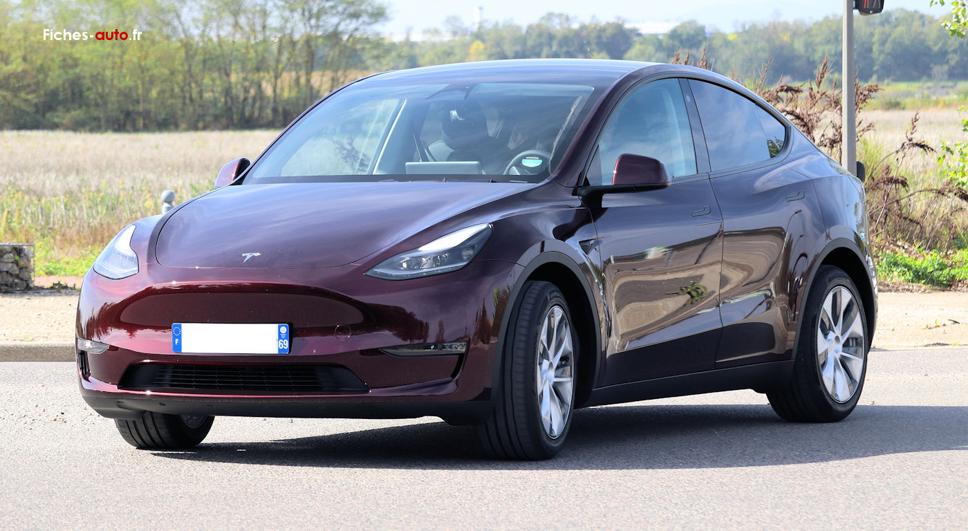 Avis Tesla Model Y Propulsion Electrique 275 ch Modèle 2023 blanche ...
