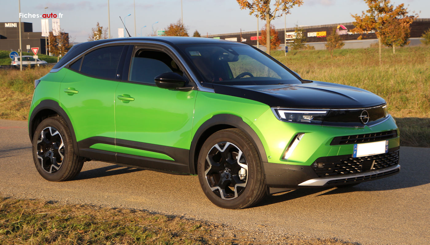 Avis Opel Mokka 1.2 Turbo 130 ch Finition GS Line 2023,Gris Kontrast ...