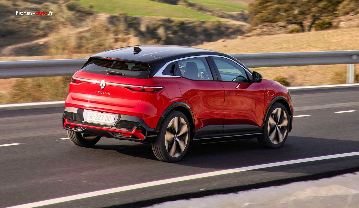 Avis Renault Megane E-Tech EV60 Electrique 220 ch 2022, Techno, Optimum ...