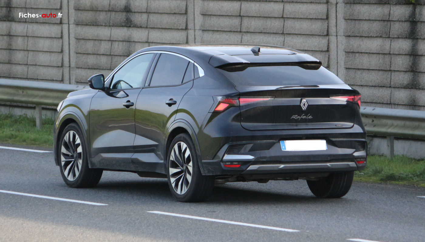 Fiche technique renault Rafale 2024 Toutes les spécifications ...
